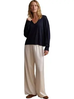Jenni Kayne Jenni Kayne Dree V-Neck Sweater Navy