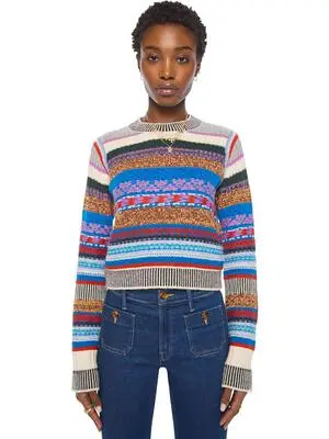 MOTHER The Extra Crop Jumper - Red