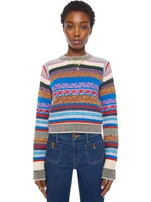 MOTHER MOTHER The Extra Crop Jumper Red