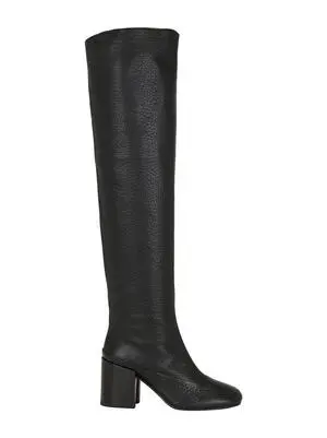 Dries Van Noten Over The Knee Full Shaft Boots - Black