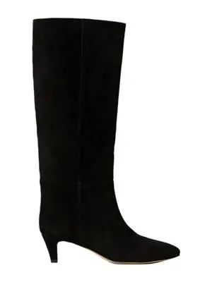 TWINSET High Heel Pointed Toe Boots - Black