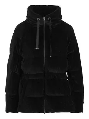 Herno Down Jacket With High Neck - Black