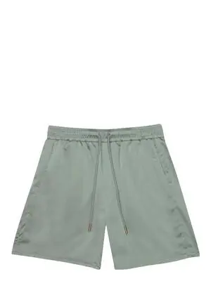 HONOR THE GIFT Satin Drawcord Shorts - Sage