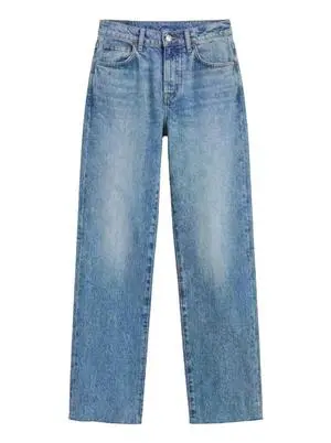 REFORMATION 90s Val Raw-hem Jeans - Blue