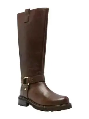 TWINSET Leather Ankle Boots - Brown