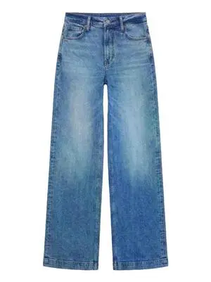 REFORMATION Bex Super Wide-leg Jeans - Blue