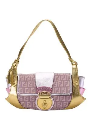 FENDI Fendi Zucca Compilation Shoulder Bag