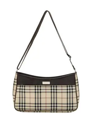 Burberry House Check Crossbody Bag - Beige