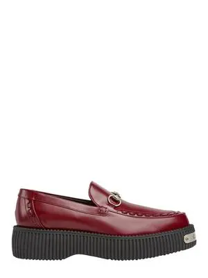 Gucci Horsebit Creeper Loafer - Red