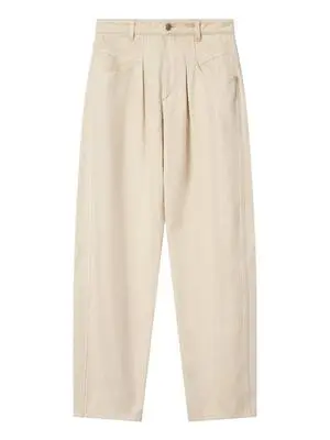 Isabel Marant Étoile Lisha Barrel Leg Jeans - Beige