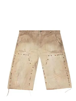 SATOSHI NAKAMOTO Carpenter Shorts - White