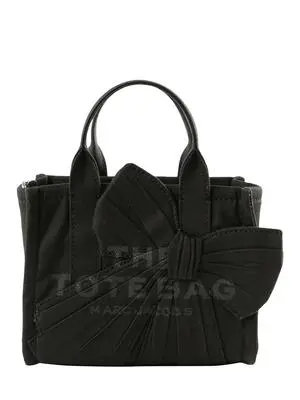 Marc Jacobs Bow Detail Canvas Tote Bag - Black