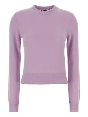 JIL SANDER Lilac Virgin Wool Sweater - Purple