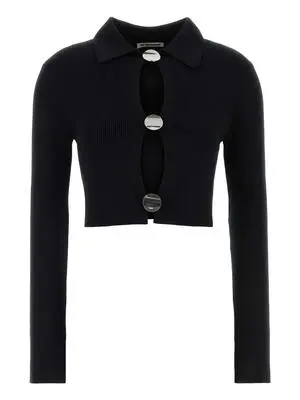 JIL SANDER Wool Cardigan For - Black