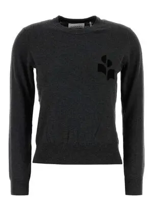 Isabel Marant Étoile Lanta Cotton-wool Knit Sweater - Grey