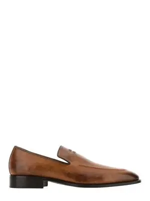 Miu Miu Calf Leather Loafers - Camel