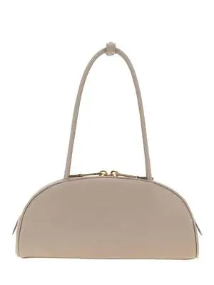 Miu Miu Miu Miu Vitello Leather Shoulder Handbag Grey
