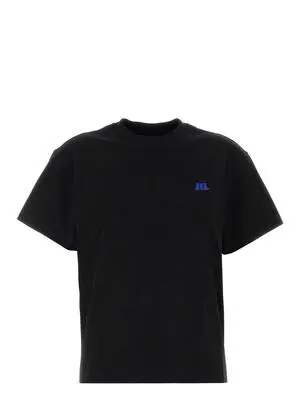 JIL SANDER JIL SANDER Cotton T-Shirt With Logo Detail Black