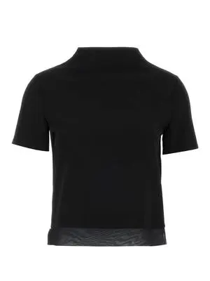 JIL SANDER Wool Top For - Black