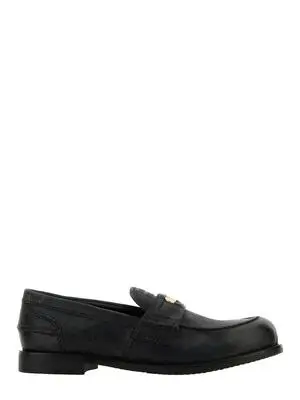 Miu Miu Leather Loafers - Exotic
