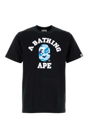 A BATHING APE Slate Cotton Abc Camo Collage T-shirt For - Black