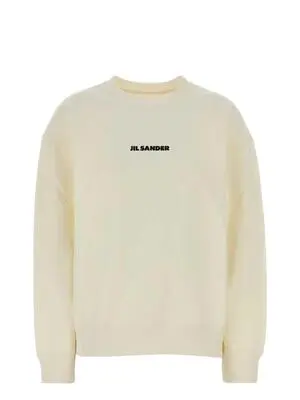 JIL SANDER Cotton Sweatshirt - White