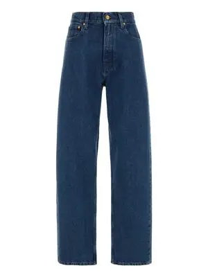 JIL SANDER Straight Leg Denim Jeans - Blue