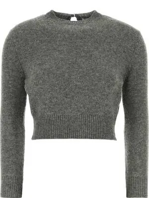 JIL SANDER JIL SANDER Wool Blend Knit Sweater Grey