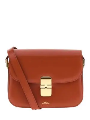 A.p.c. Mini Grace Crossbody Handbag - Red