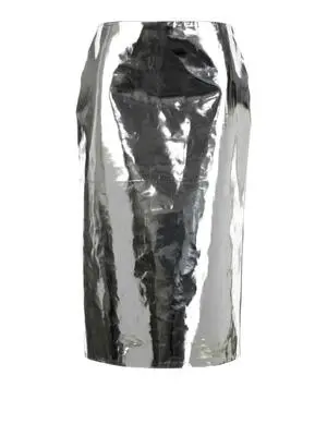 JIL SANDER JIL SANDER Ovine Leather Mini Skirt