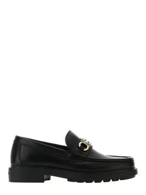 SALVATORE FERRAGAMO FERRAGAMO Douglas Leather Loafers
