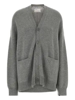 Extreme Cashmere Oversize Stretch Cashmere-blend Cardigan - Grey