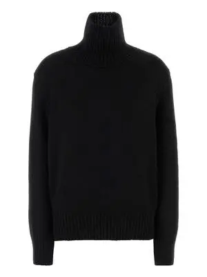THE ROW Cashmere-blend Plira Sweater - Black
