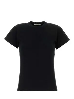 THE ROW Duca Cotton T-shirt - Black