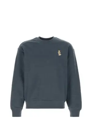 Maison Kitsuné Air Force Cotton Sweatshirt - Blue