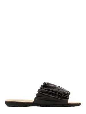 JIL SANDER Leather Slippers For - Brown