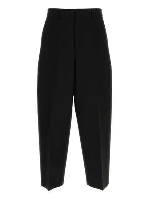 Valentino Garavani Wool Blend Tailored Pants - Black