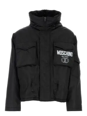 Moschino Padded Nylon Jacket - Black