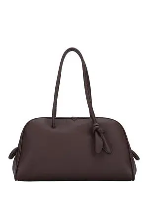 Jacquemus JACQUEMUS Calf Leather Handbag Darkbrown