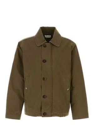 THE ROW Canvas Rafi Jacket - Green