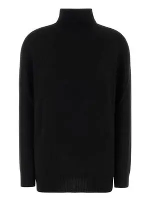 THE ROW THE ROW Priit Cashmere High Neck Sweater Black