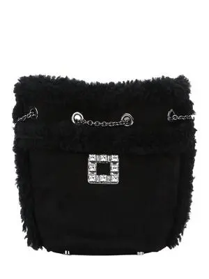 ROGER VIVIER Embellished Backpack - Nero