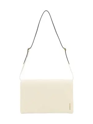 JIL SANDER Jil Sander Mini Leather Shoulder Handbag White