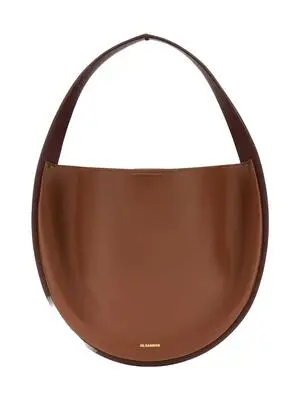 JIL SANDER JIL SANDER Pivot Mini Shoulder Handbag Camel