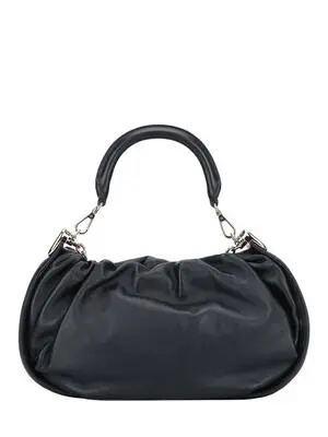 ROGER VIVIER Hobo Handbag Medium With Signature Choc Detail - Nero