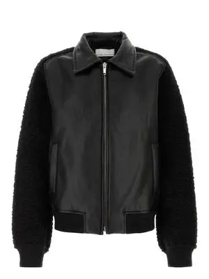 RANDOM IDENTITIES RANDOM IDENTITIES Leather And Shearling Jacket