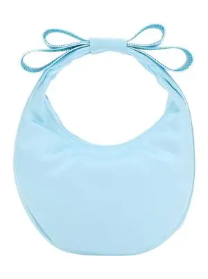 Mach & Mach Cadeau Satin Handbag - Light Blue