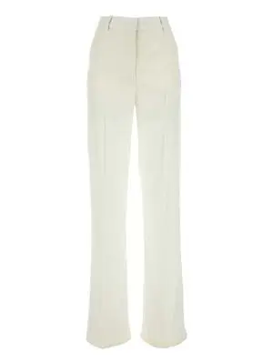Stella McCartney STELLA MCCARTNEY Viscose Wide-Leg Pants White