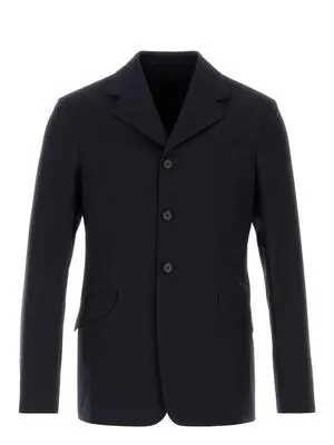 JIL SANDER Virgin Wool Blazer For - Blue