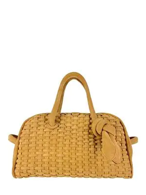 JACQUEMUS JACQUEMUS Mini Woven Top Handle Bag